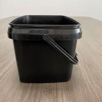 China 3 L Rectangular Bucket Clear Plastic Pail for Printing Silk Screen/Heat Transfer/IML for sale