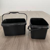 China 3 L Rectangular Bucket Clear Plastic Pail for Printing Silk Screen/Heat Transfer/IML for sale