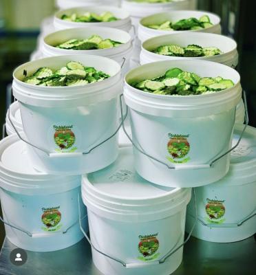 中国 10KG ピクルス 蓋付き 化学 漏れ防止 食品 貯蔵 容器 販売のため
