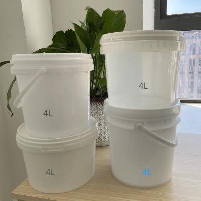 Cina Polipropilene 1L5L7L10L12L16L20L25L Galone secchio di plastica rotonda con manico e coperchio in vendita
