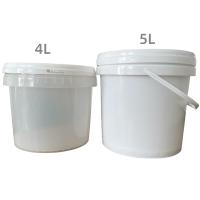 China 4L Transparent Plastic Bucket with Lid Practical and Versatile Tool Storage for sale