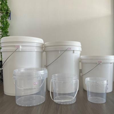 中国 カスタム1黄色4ガロン種子プラスチックバケツバケツ熱転送印刷プラスチック容器 販売のため