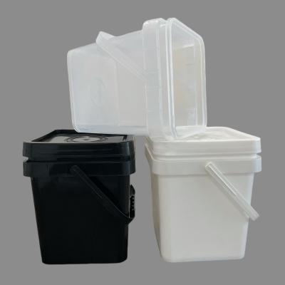 Cina 1 gallone cubo quadrato cubo di plastica quadrato e prova di perdite costruzione in vendita