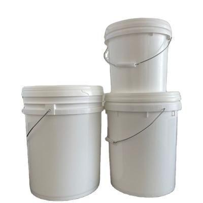 China 5L 10L 15L 20L 25L balde de plástico redondo de qualidade alimentar com material PP HDPE amigável à venda
