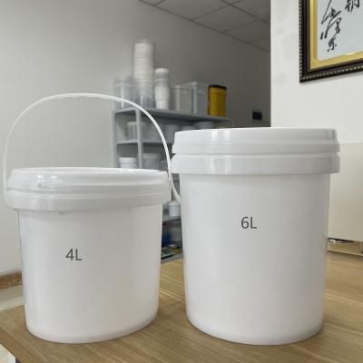 Cina Contenitore per il ritiro di cibo facile da aprire con secchio e coperchio di plastica bianca in vendita