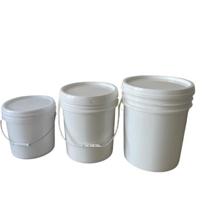 China Chemical 4L Plastic Bucket with Lid and Handle Plastic Container for sale