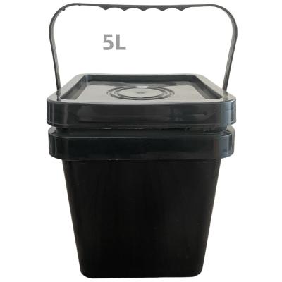 China Directly Supply 1.0 to 2.5 MM Thickness Feed Seed Plastic Pail Square Bucket for Tool for sale