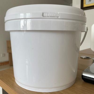 China Customize Logotipo amarelo HDPE 1 galão balde de plástico para embalagem de sorvete à venda