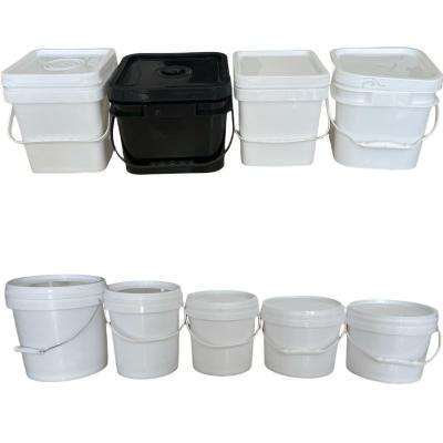 China Directory Sale 1.0-2.5 MM Thickness Round 5L 6L 8L 10L PP Plastic Bucket with Cover for sale