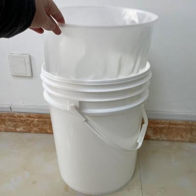 China 20L Liner de balde de tinta Especificações 1,0 a 2,5 mm Compatível com balde pesado de 5 galões à venda