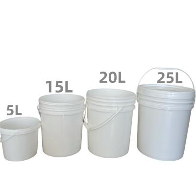 China Balde de plástico redondo quadrado de 300 ml de 25L com tampa e alça de espessura de 1,0 a 2,5 mm à venda