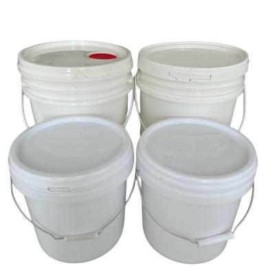 China 300 ml 25L ronde vierkant plastic emmer met deksel en handvat van dikte 1,0 tot 2,5 mm Te koop