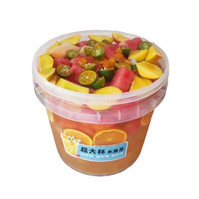 China 1.0 to 2.5 MM Thickness Sweet Drink Container Food Bucket with GAP/ISO/FDA Validation for sale