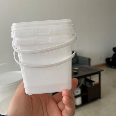 Cina Personalizza il tuo imballaggio con LOGO stampato, secchio di plastica quadrato e forma rotonda in vendita
