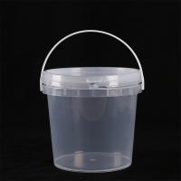 China Customized PP Container Drink Bucket in Clear White Color for and Customized Needs for sale