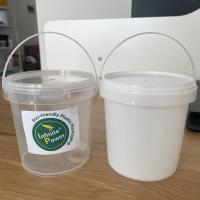 China Customized PP Container Drink Bucket in Clear White Color for and Customized Needs for sale