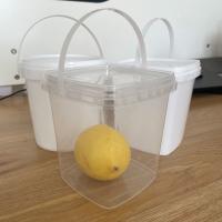 China Customized PP Container Drink Bucket in Clear White Color for and Customized Needs for sale