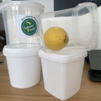 China Customized PP Container Drink Bucket in Clear White Color for and Customized Needs for sale
