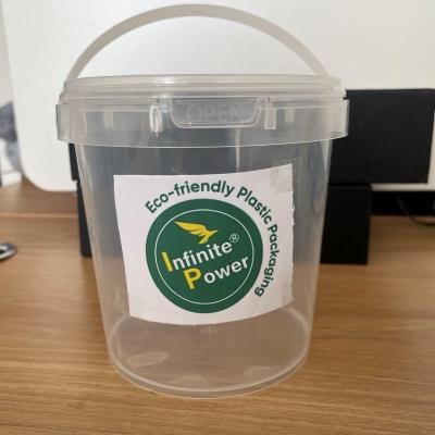 Cina Contenitore alimentare confezionato in secchi di plastica HDPE personalizzati con certificato GAP/ISO/FDA in vendita