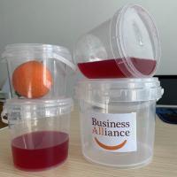 China Plastic Bucket Durable Popcorn Drink Container with GAP/ISO/FDA Certificate for sale