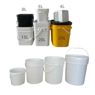 Cina 5L secchio di plastica alimentare con coperchio a prova di perdite e forma rotonda direttamente da industriale in vendita