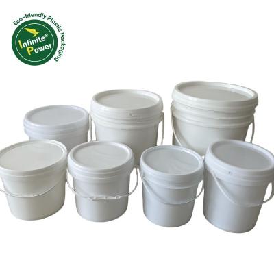 China Infinite Power Plastic Bucket with Metal Handle 5L 8L 10L Certified by GAP/ISO/FDA for sale