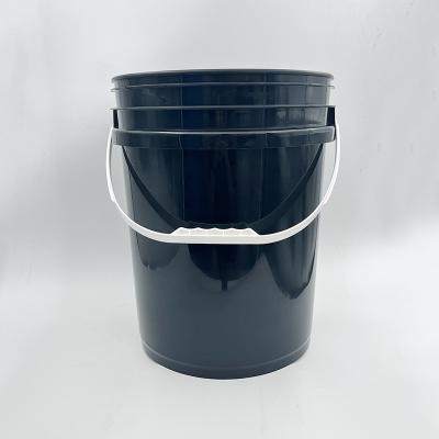 Cina 20L secchio di plastica rotonda con coperchio e tela di seta da stampa / trasferimento di calore / IML in vendita