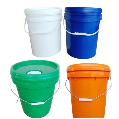 Cina 20L secchio di plastica rotonda con coperchio e tela di seta da stampa / trasferimento di calore / IML in vendita