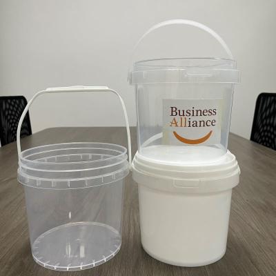 Cina 4L 5L 6L secchio con spessore del coperchio da 1,0 a 2,5 mm Sicurezza e durata degli alimenti garantiti in vendita