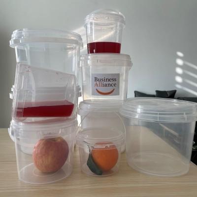中国 証明書 GAP/ISO/FDA 1L-25L 工業用新鮮なPP材料で作られた簡単なオープンバケツ 販売のため