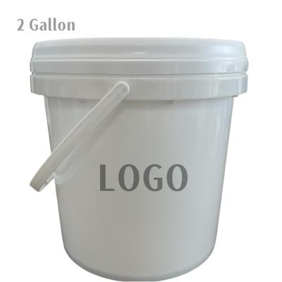 China Warmteoverdruk 2 liter plastic emmer met deksel 1,0-2,5 mm dik Te koop