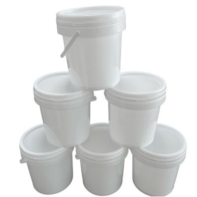 中国 シルクスクリーン/熱伝送/IML印刷 ペットフード用のカスタムホワイトプラスチックバケツ 販売のため