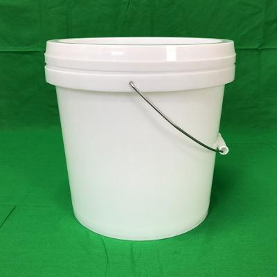 Cina Performance di 15L di Plastic Bucket Round White Bucket Snack con certificato GAP/ISO/FDA in vendita