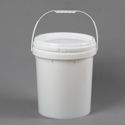 Cina Barattolo trasparente da 20 litri con coperchio facile da aprire e secchio di plastica americana multiuso in vendita