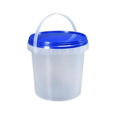 Cina GAP/ISO/FDA Certified Large Capacity Plastic Bucket with Durable Blue Design in Blu in vendita