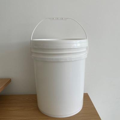 Cina Stampa a schermo di seta secchi di plastica rotondo con manico di metallo 3L 4L 5L 8L 10L 5 galloni in vendita
