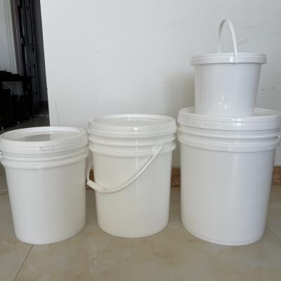 Cina Stampa a schermo di seta secchi di plastica rotondo con manico di metallo 3L 4L 5L 8L 10L 5 galloni in vendita