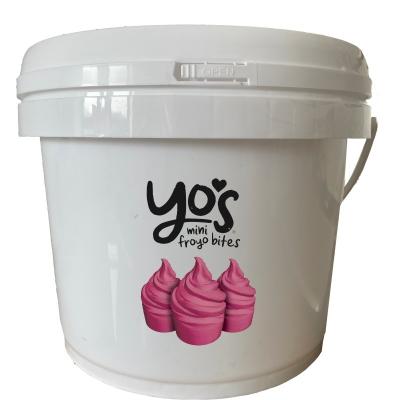 China 2 Gallon Square Plastic Bucket in Yellow Color for Food and Industrial Applications for sale