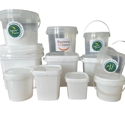 China Container de plástico transparente com tampa à prova de adulteração à venda