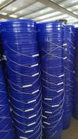 China Construction Epoxy HDPE Round Barrel Plastic Bucket with Resilient Design for sale