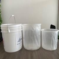 China Construction Epoxy HDPE Round Barrel Plastic Bucket with Resilient Design for sale