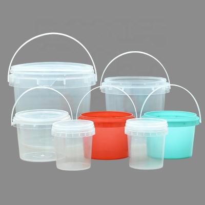 Cina Contenitore di plastica rotondo o quadrato con coperchio 300 ml 500 ml 750 ml 1 litro in vendita