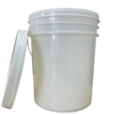 China Tela de seda/transferência de calor/impressão IML Balde de tinta de plástico redondo de 20 litros para bebida à venda