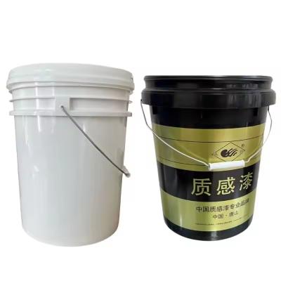 China Baldes de plástico de 5 galões e 6 galões, de qualidade alimentar industrial, com alça e tampa 20L 25L à venda