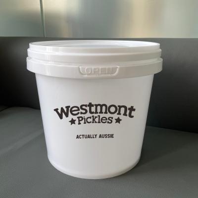 Cina Bottile di plastica bianca trasparente da 10 litri per la conservazione degli alimenti personalizzare sì spessore da 1,0 a 2,5 mm in vendita