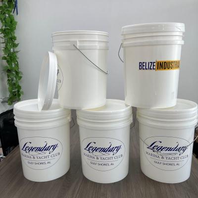 Cina 5 Gal secchio rotondo secchio di plastica in vendita