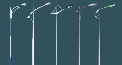 China outside lighting Q235 poles manufacturersstreet light pole /Solar Power Energy Light pole for sale