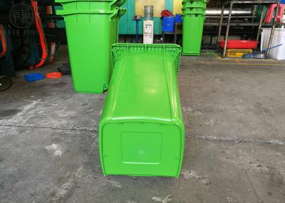 China Red / Green Plastic Rubbish Bins , 240 Liter Waste Wheelie Bin For Recycling Paper for sale