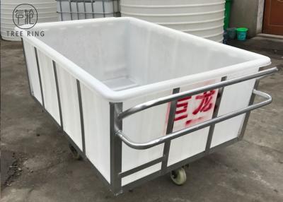 China Large Spring Loaded Poly Bulk Truck On Wheels Roto Molded  K1500L Caster Customized for sale