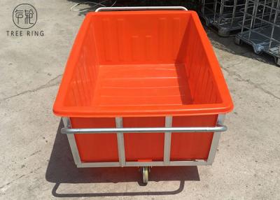 China Large Spring Loaded Poly Bulk Truck On Wheels Roto Molded  K1500L Caster Customized for sale